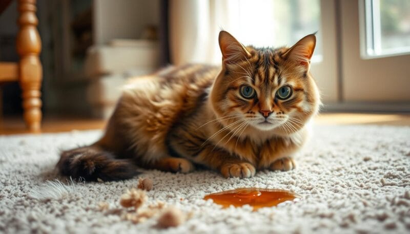 Why Is My Cat Throwing Up? Causes & Solutions
