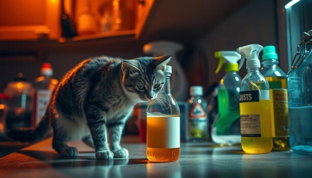 Hidden Dangers: Household Chemicals Toxic Cats